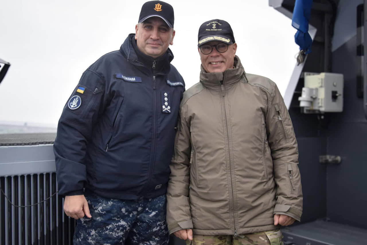 Ukrainian and Danish naval commanders meet in Odesa to discuss key ...