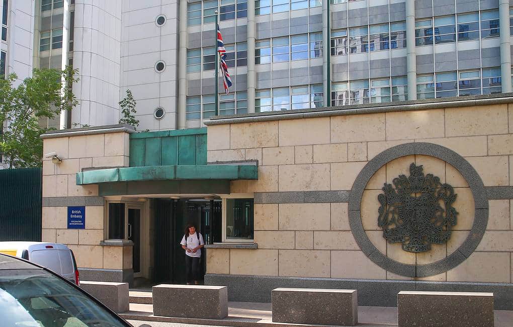 Russia revokes accreditation of six UK Embassy staff, accusing them of ...