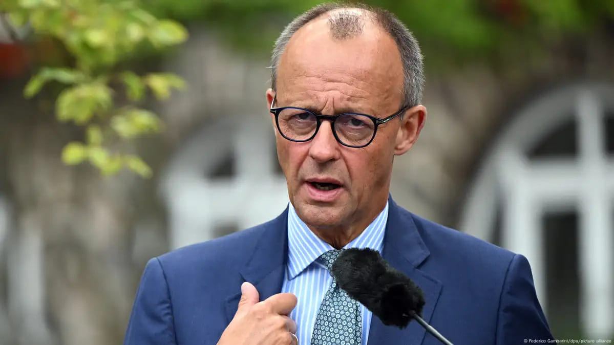 German opposition leader Merz says Ukraine must win and regain all its ...